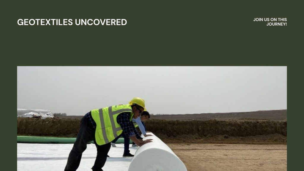 Aura Plastics | Geotextiles from Underground to Spotlight: Applications ...
